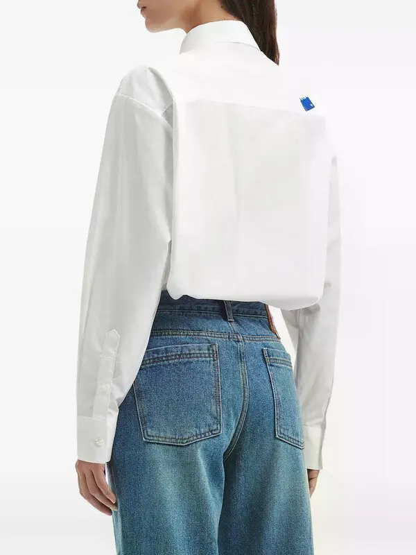 ADER ERROR Shirt With Chest Pocket And Back Patch Detail