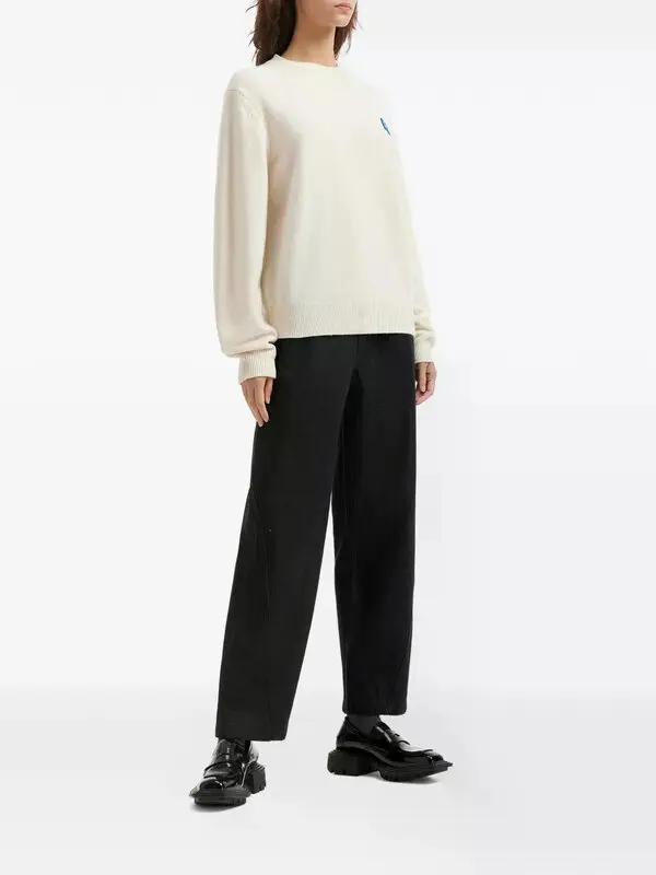 ADER ERROR Logo-patch Crewneck Sweater
