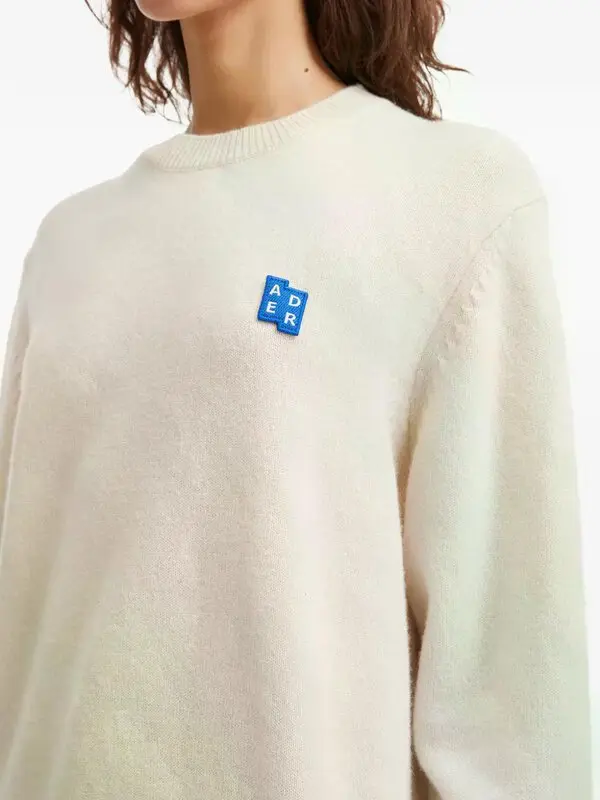 ADER ERROR Logo-patch Crewneck Sweater