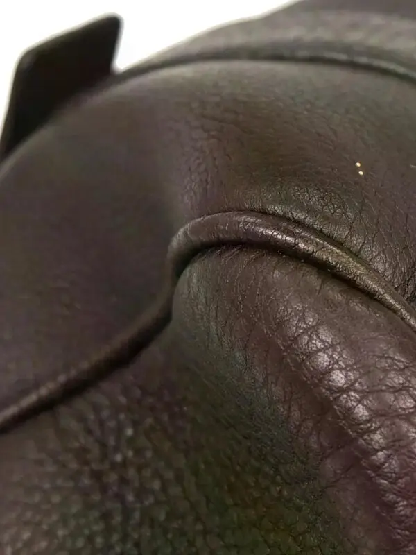 Prada 1990-2000s Buckled Leather Shoulder Bag