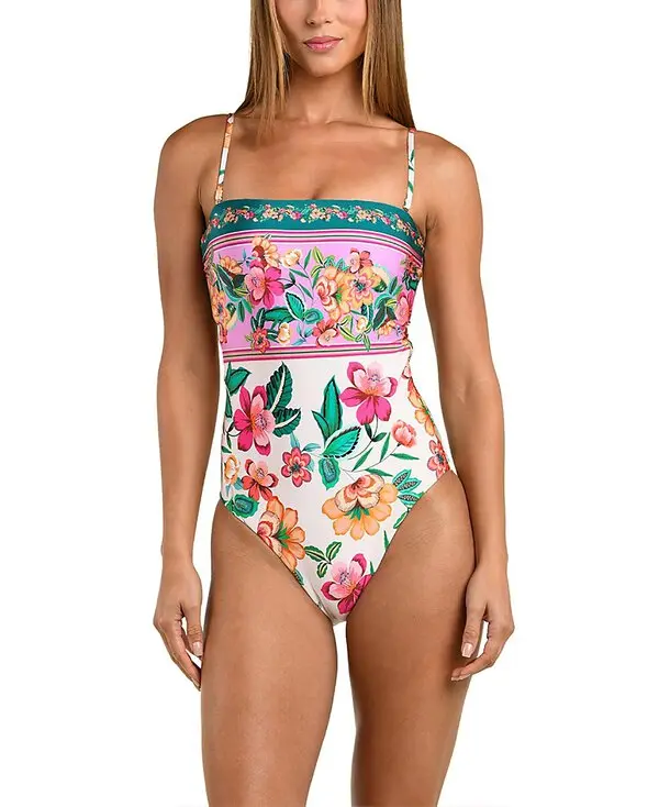 SUNSHINE 79 Zen Garden Bandeau One Piece - Multi