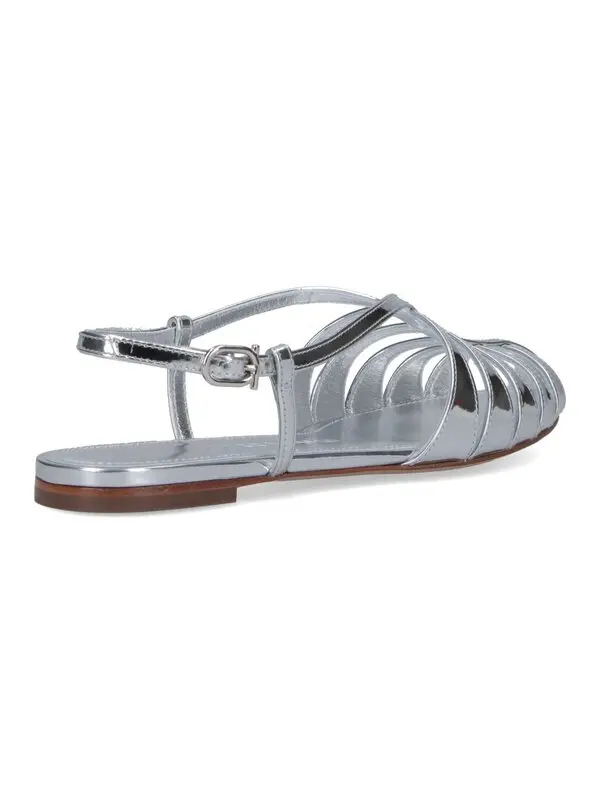 FERRAGAMO Caged Rhinestone Sandals
