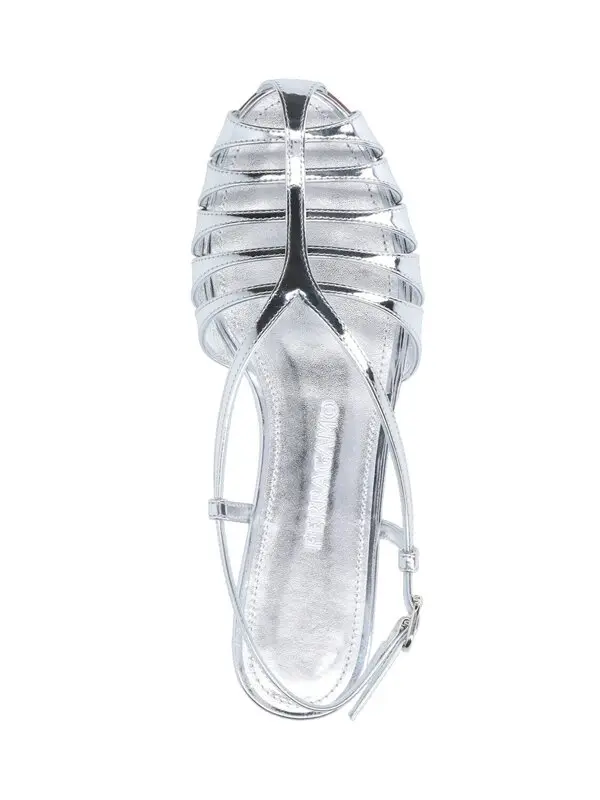 FERRAGAMO Caged Rhinestone Sandals