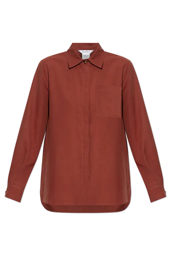 Max Mara Iamese' Silk Shirt - Brown