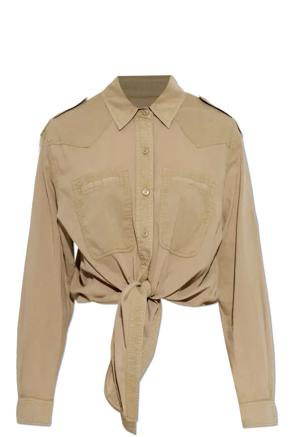 MARANT ETOILE Valiane" Shirt - Beige