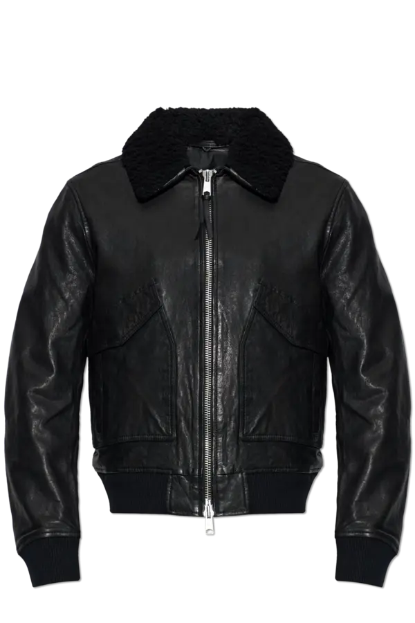 ALLSAINTS Vaucluse Aviator Leather Jacket