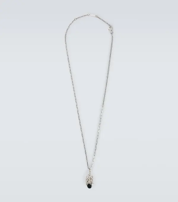 Bottega Veneta Sterling Pendant Necklace - Silver