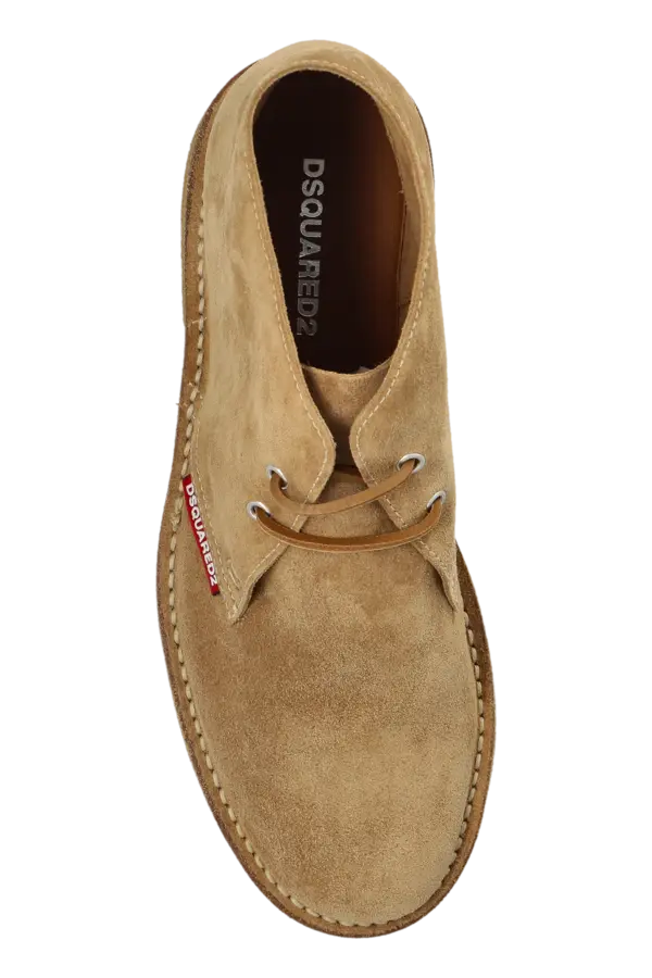 Dsquared2 Suede Desert Ankle Boots