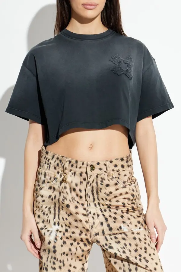 Amiri Cropped Top With Patch