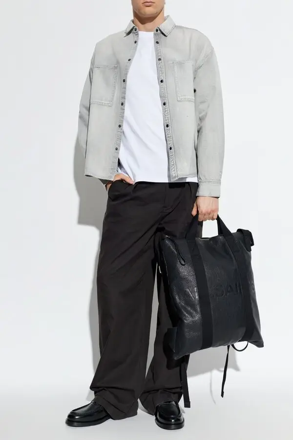 ALLSAINTS Denim Shirt ‘al - Grey