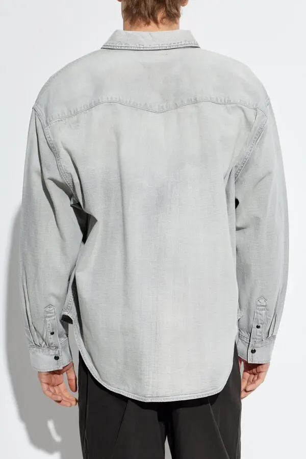ALLSAINTS Denim Shirt ‘al - Grey