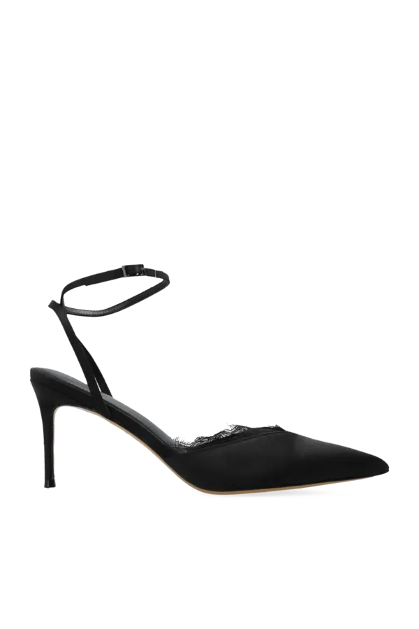 BLACK SUEDE STUDIO Lace80 Heeled Shoes - Black