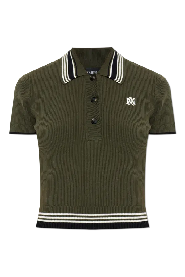 Amiri Wool Polo - Green