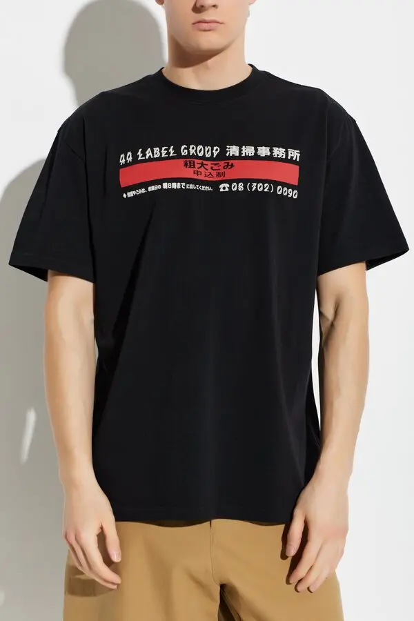 44 LABEL GROUP T-shirt With Logo - Black