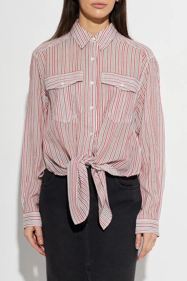 MARANT ETOILE Nath Striped Shirt