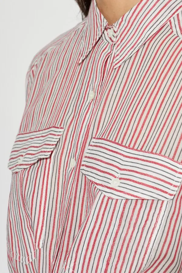 MARANT ETOILE Nath Striped Shirt