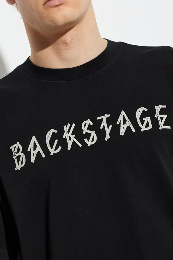 44 LABEL GROUP T-shirt With Logo - Black