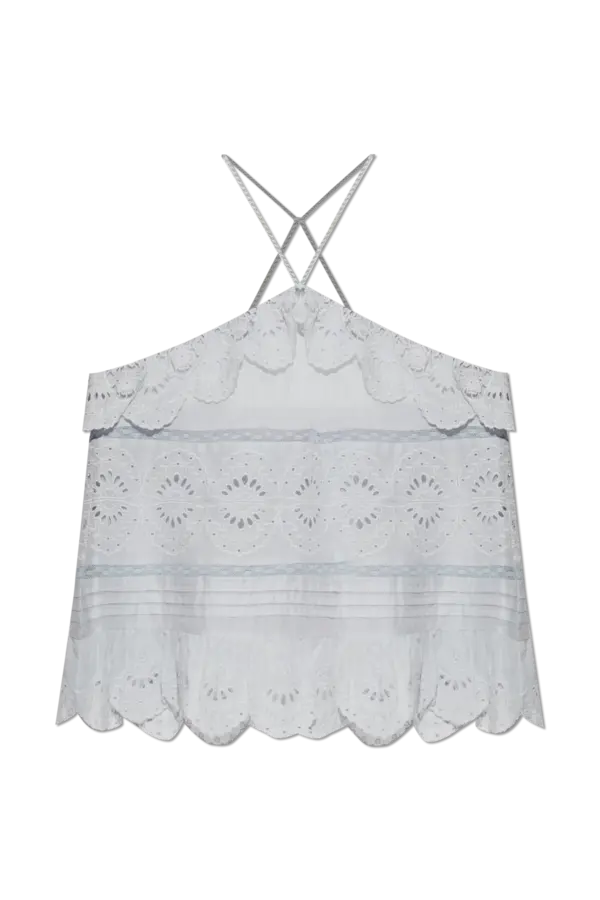 MARANT ETOILE Prisha Top - Light Blue