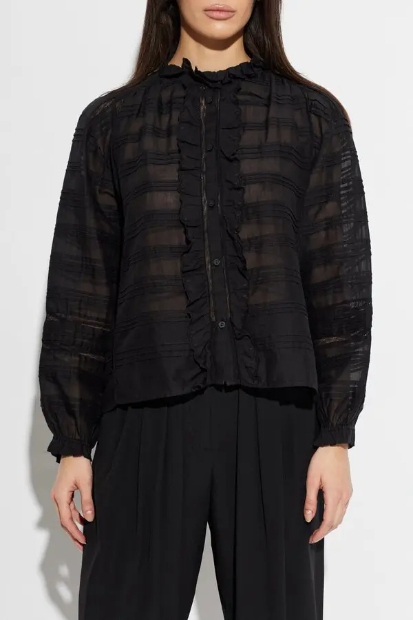 MARANT ETOILE Peline Top - Black