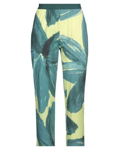 Liviana Conti Floral-print Tapered Pants - Lime Green