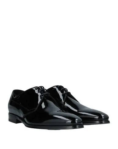 Dolce & Gabbana Lace-up Leather Derby Shoes - Black