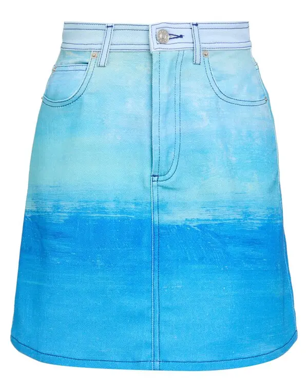 Marni Denim Flared Skirt