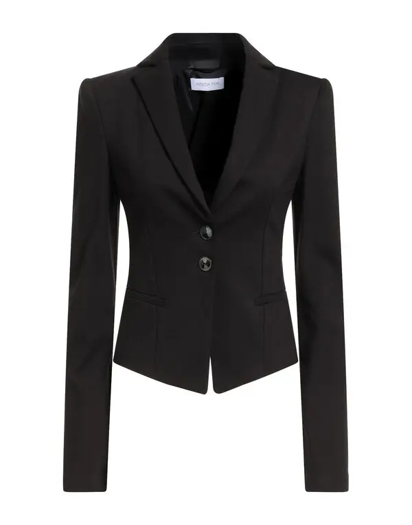 Patrizia Pepe Single-breasted Blazer - Black