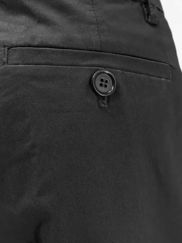 Aspesi Stretch Cotton Wide Leg Trousers