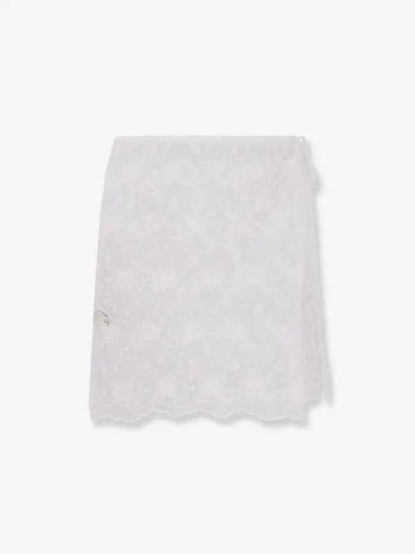 DUNST Needlework Layering Skirt - White