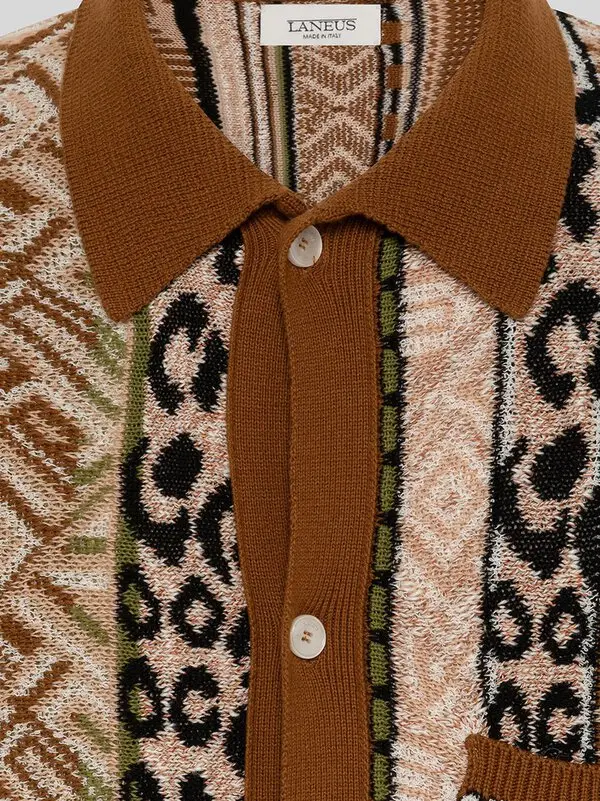 LANEUS Knitted Shirt