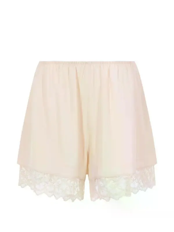 Simone Rocha Lace-trimmed Shorts - Neutrals