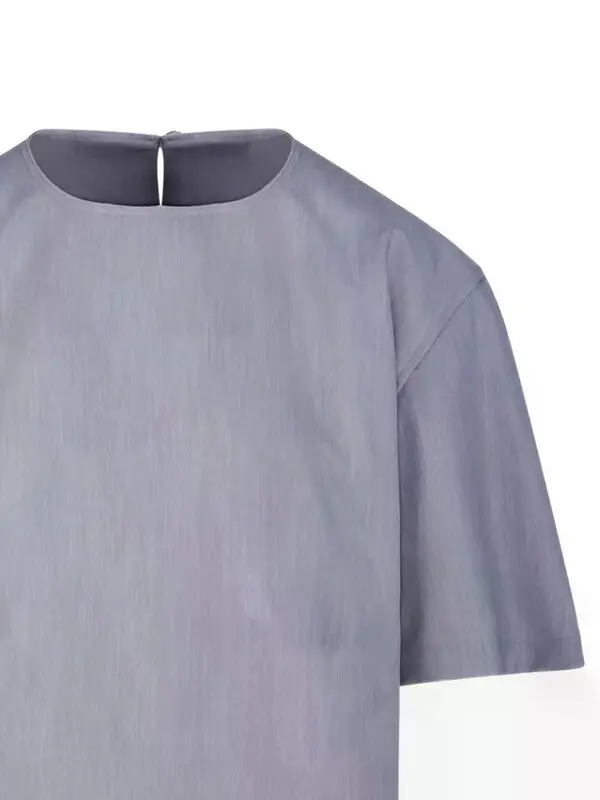 THELATEST Short-sleeve Blouse - Grey