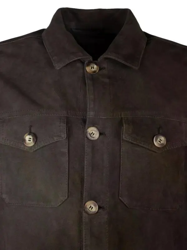 VOLFAGLI FIRENZE Urano Suede Shirt Jacket