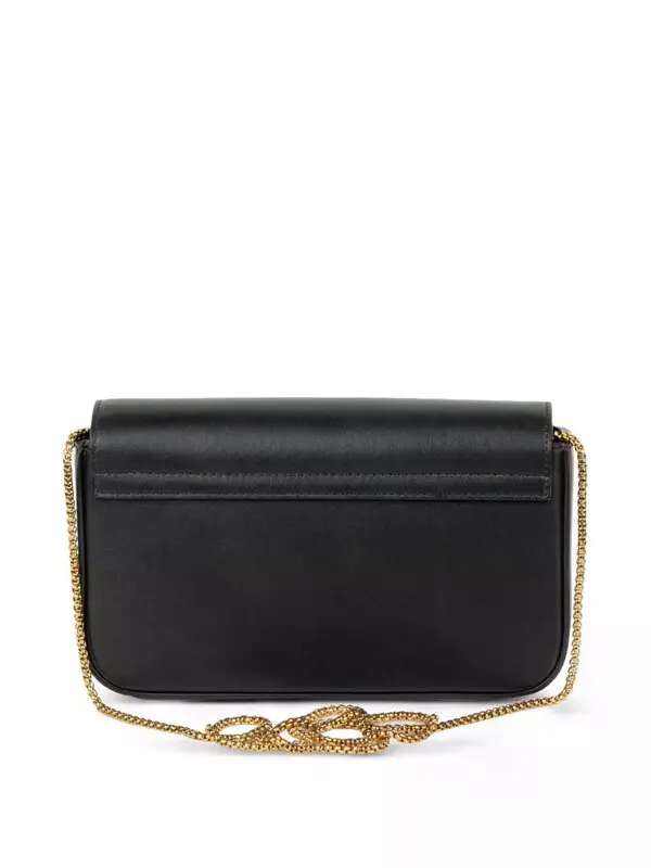 TOD'S Mini Clutch With Chain Strap - Black