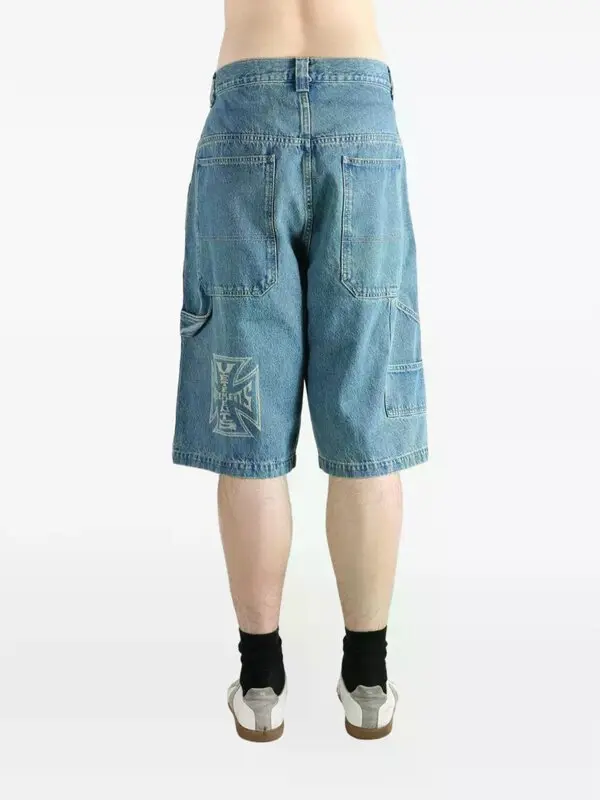 Vetements Logo-detail Denim Shorts