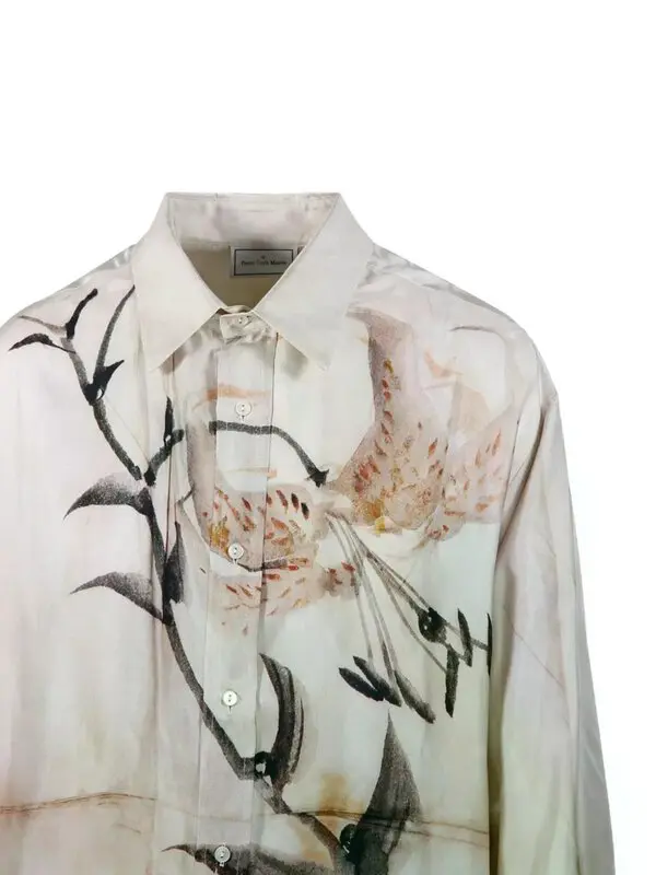 PIERRE-LOUIS MASCIA Floral-print Buttoned Shirt