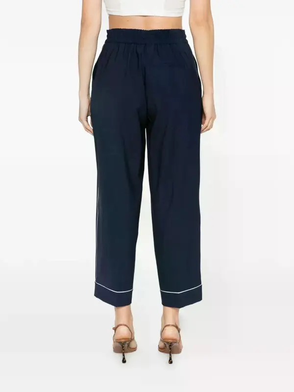 P.a.r.o.s.h Drawstring-fastening Cropped Trousers
