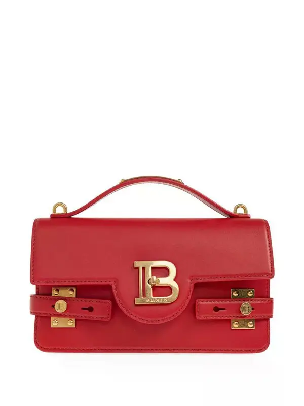 Balmain B-buzz 24 Logo-plaque Cross Body Bag - Red