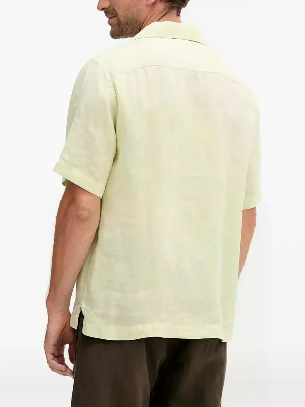 Frescobol Carioca Linen Shirt - Green