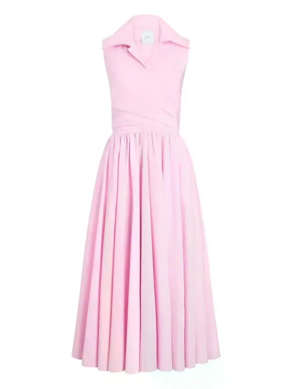 PATOU Draped Midi Dress - Pink