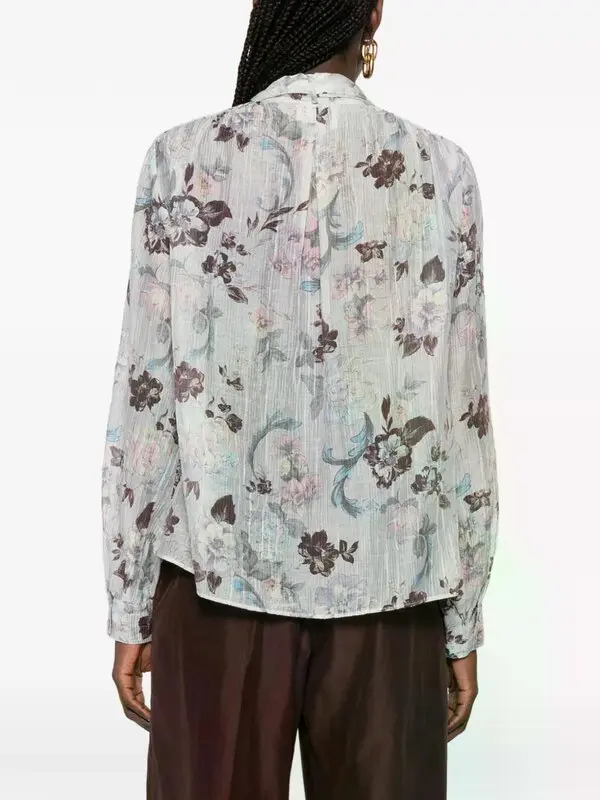 FORTE_FORTE Scarf-detail Shirt