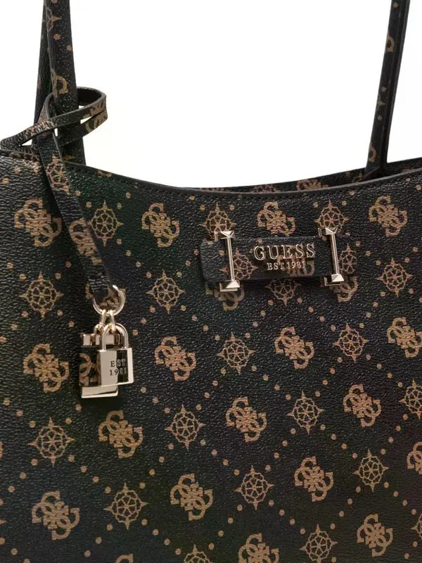 Guess Carrie Monogram Tote