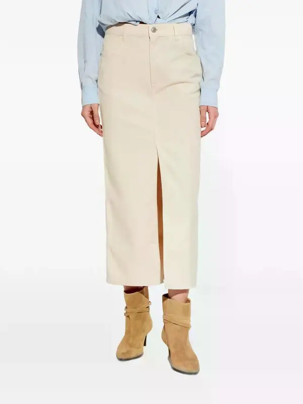 Isabel Marant Button-fastening Slit Skirt