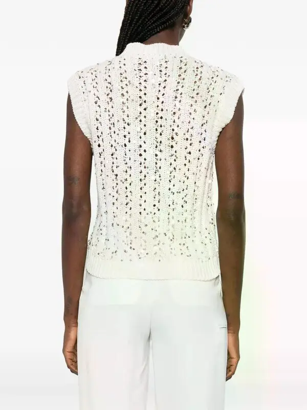 Peserico Sequin-embellished Vest
