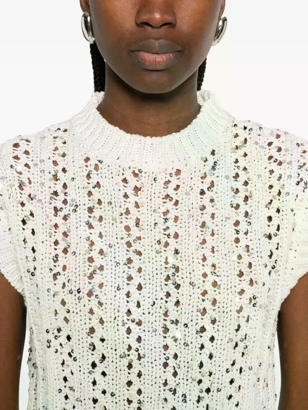 Peserico Sequin-embellished Vest