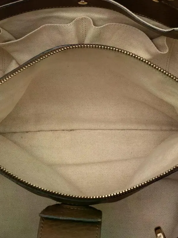Gucci 2000-2015 Medium Calfskin Bamboo Shopper Satchel - Brown