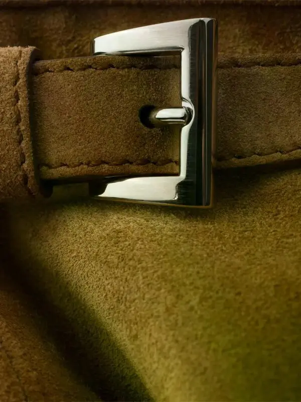 Prada Suede Tote Bag - Brown