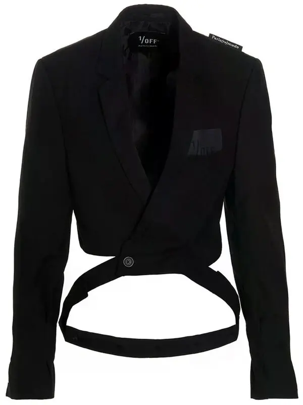 1/OFF Cropped Blazer - Black