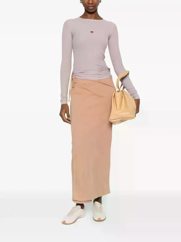 BASERANGE Ribbed Knit Maxi Skirt