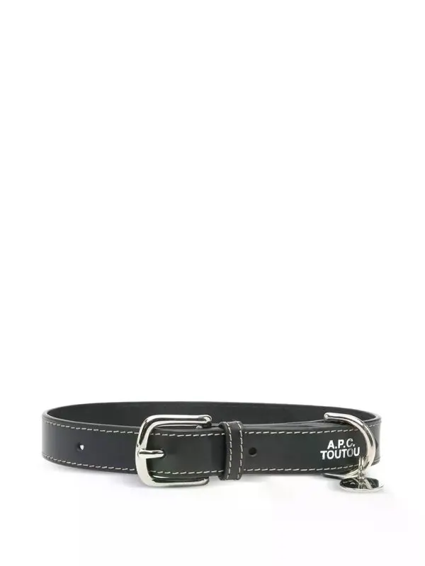 A.p.c. Toutou Dog Collar - Black